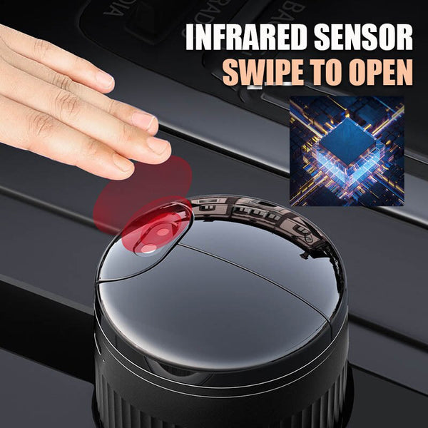 Smart Vehicle Ashtray Infrared Sensor USB Smell Proof
