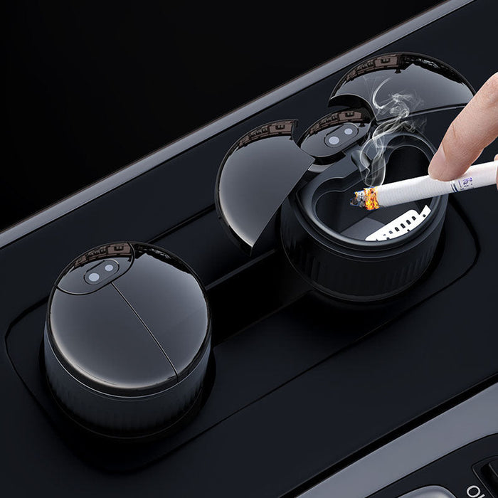 Smart Vehicle Ashtray Infrared Sensor USB Smell Proof