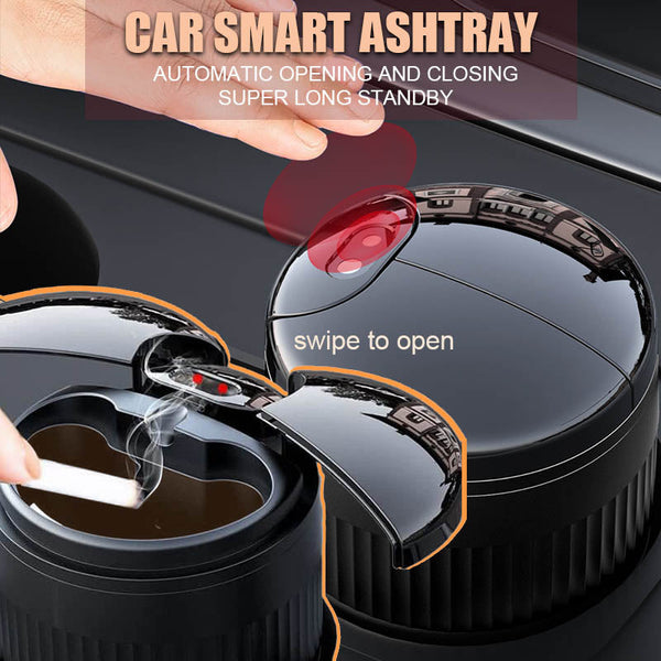 Smart Vehicle Ashtray Infrared Sensor USB Smell Proof